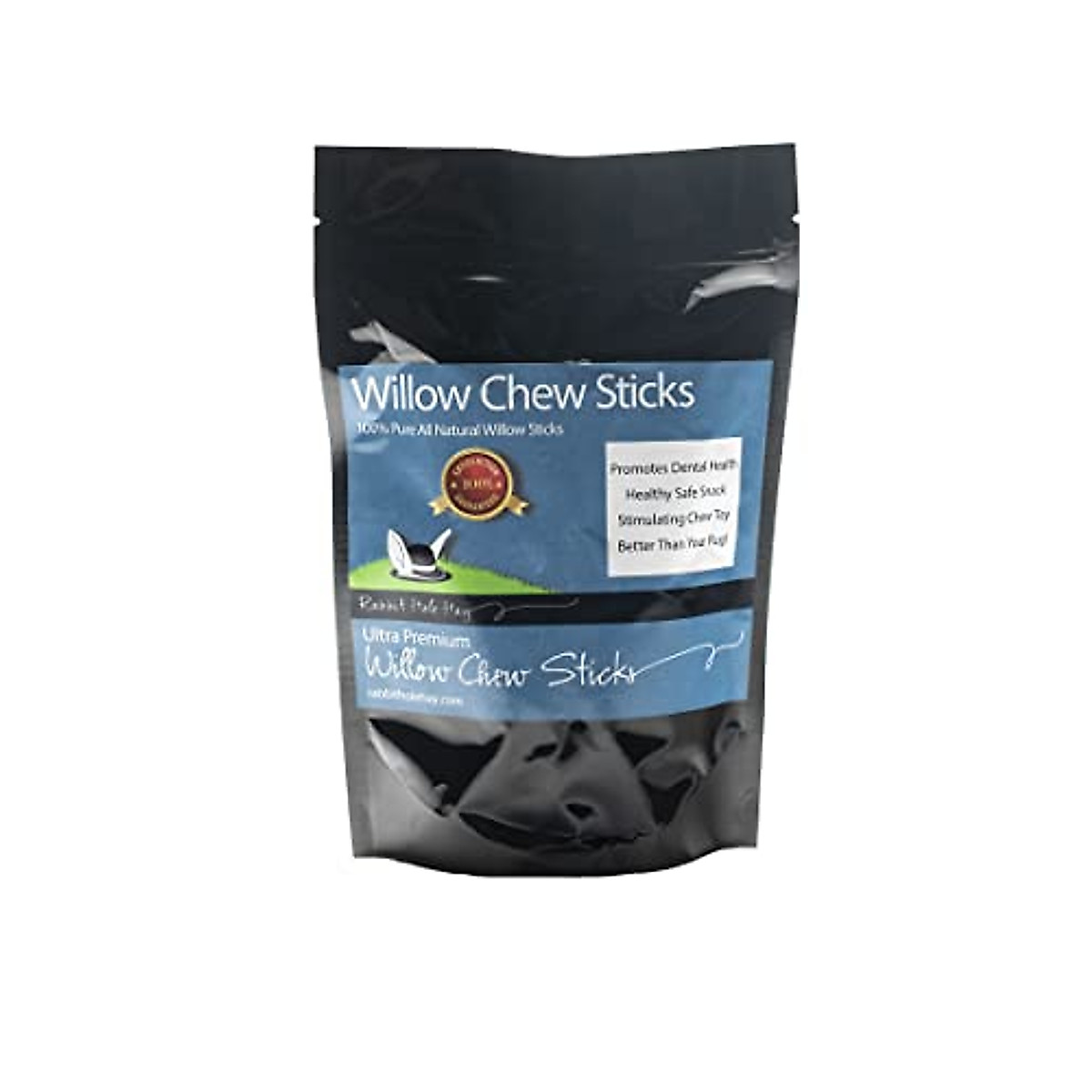 Rabbit Hole Hay Ultra Premium, All Natural Willow Chew Sticks for Your Small Pet Rabbit, Chinchilla, or Guinea Pig (Pack of 30)