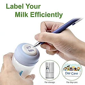 Maymom Wide-Mouth Milk Storage Collection Bottle with SureSeal Sealing Disk; Compatible with Spectra/Motif Luna/Ameda MYA/Bellababy Pumps. Can Replace Spectra S1 S2 Bottles, 6 pc (4.7Oz/140mL, 6pc)