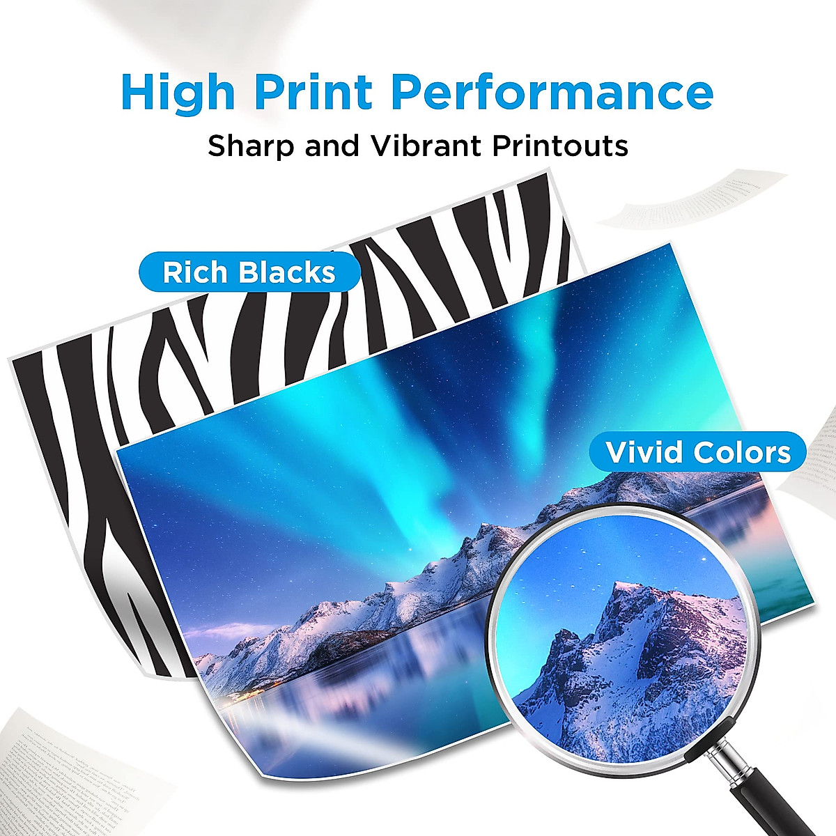 Yocare 962xl 962 XL Combo Pack Ink Cartridges Replacement for 962XL Compatible with Officejet 9010 9015 9025 9012 9013 9016 9019 9018 9020 Printer (Black & Cyan & Magenta & Yellow)-4 Packs