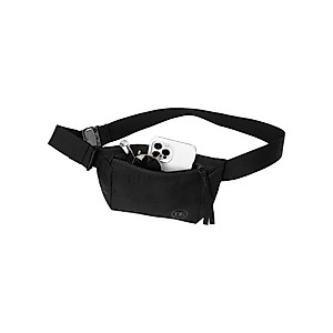Db Journey The Freya Fanny Pack | Large | Black Out | Quick Release Buckle, Spacious Main Volume, Laser Cut Front Design