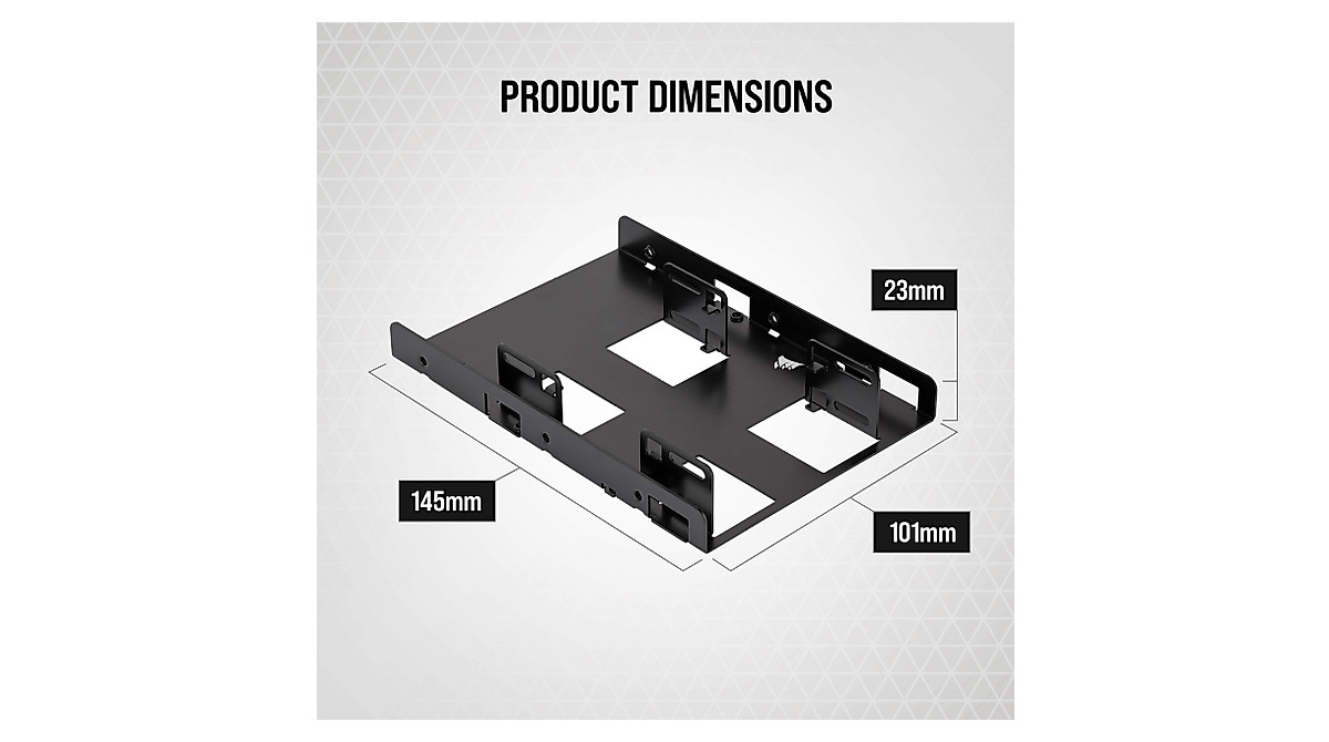 Corsair Dual SSD Mounting Bracket for Easy Installation