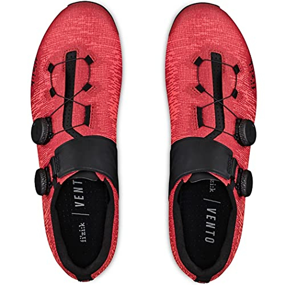 Fi'zi:K Vento Infinito Knit Carbon 2 Cycling Shoe Coral/Black, 36.0