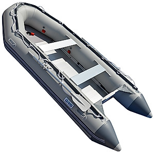 BRIS 14.1 ft Inflatable Boat Inflatable Rescue & Dive Inflatable Raft Power Boat