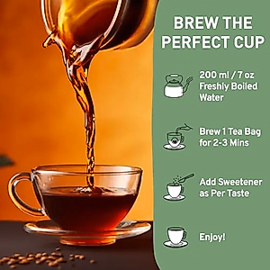 HANDPICK, Organic Earl Grey Black Tea Bags (100 Count) Pure, USDA Organic- Earl Grey Tea Bags |Pure Ingredients - Bergamot Extracts | Citrus Flavor, Brew Hot/Iced Tea with or without milk