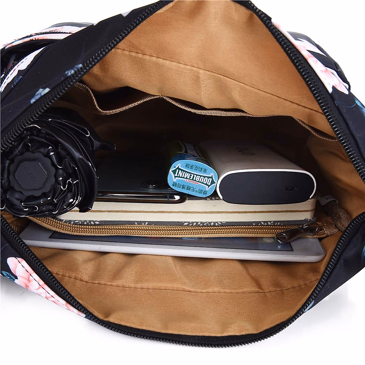 Fabuxry Purses and Shoulder Handbags for Women Crossbody Bag Messenger Bags (Floral-C)