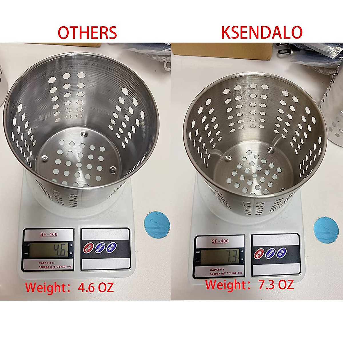 KSENDALO Utensil Drying Rack Stainless Steel Utensil Holder Sink Silverware Holder Utensil Drying Basket Kitchen Countertop Flatware Strainer Silverware Dryer Silver (5.32inch)