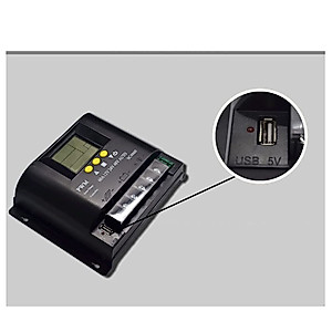 PWM 100A 12V 24V 36V 48V Solar Panel Charge Controller Solar PV Battery Charger with LCD MPPT Solar Controller