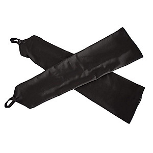 Shinningstar Girls' Boys' Adults' Stretchy Fingerless Over Elbow Cosplay Catsuit Opera Long Gloves (black)