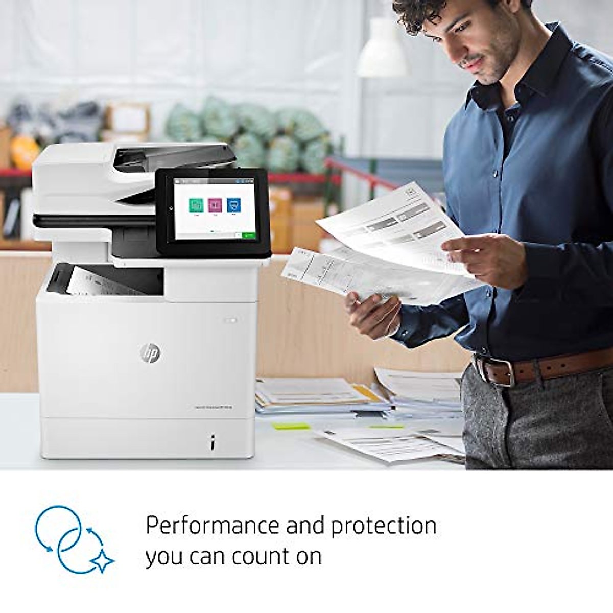 HP LaserJet Enterprise MFP M636fh Monochrome All-in-One Printer with built-in Ethernet & 2-sided printing (7PT00A)
