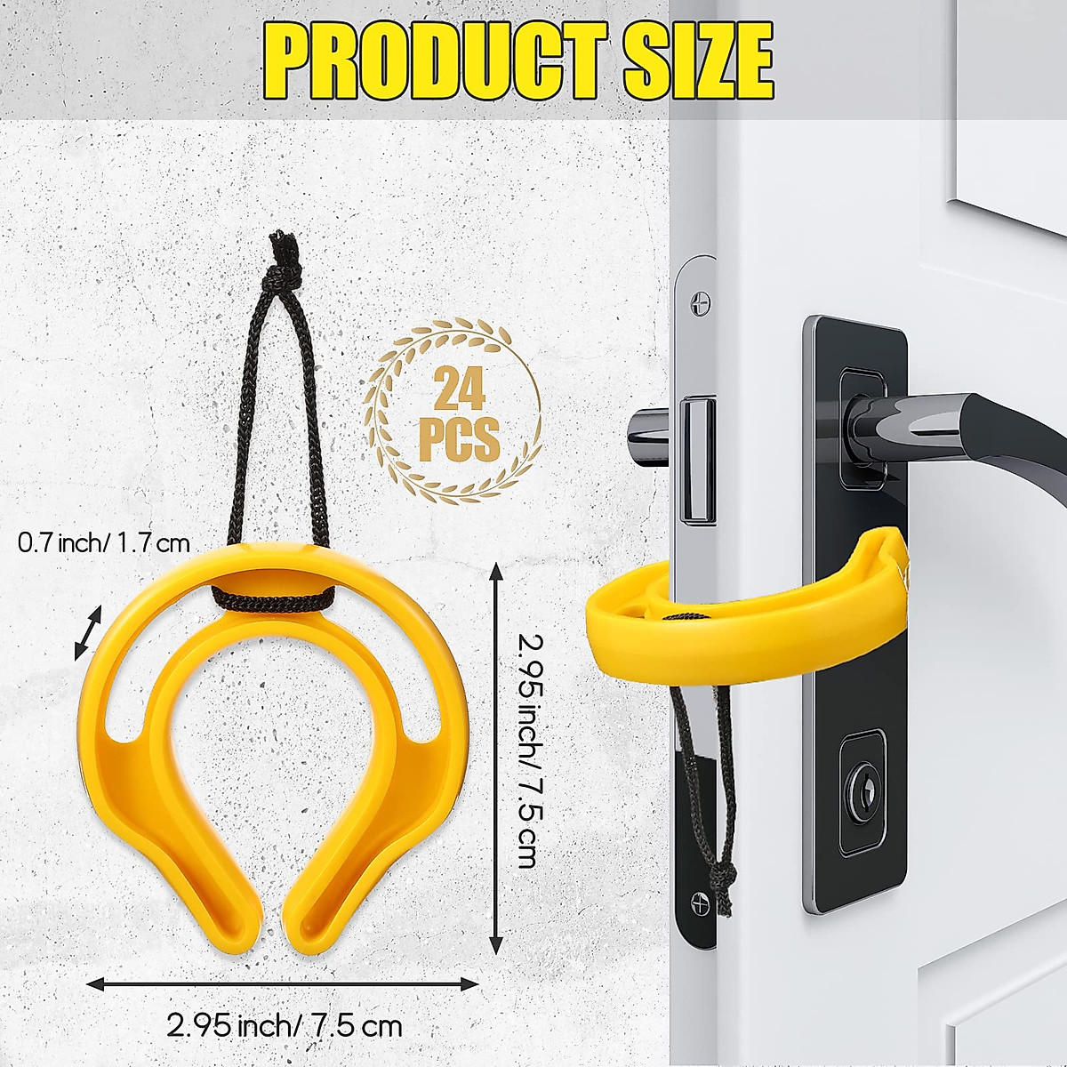 Kigley 24 Pcs Tactical Door Stops for First Responders