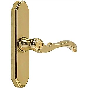 Larson Certified Storm Door M2 Mortise Handle Set (Brass)