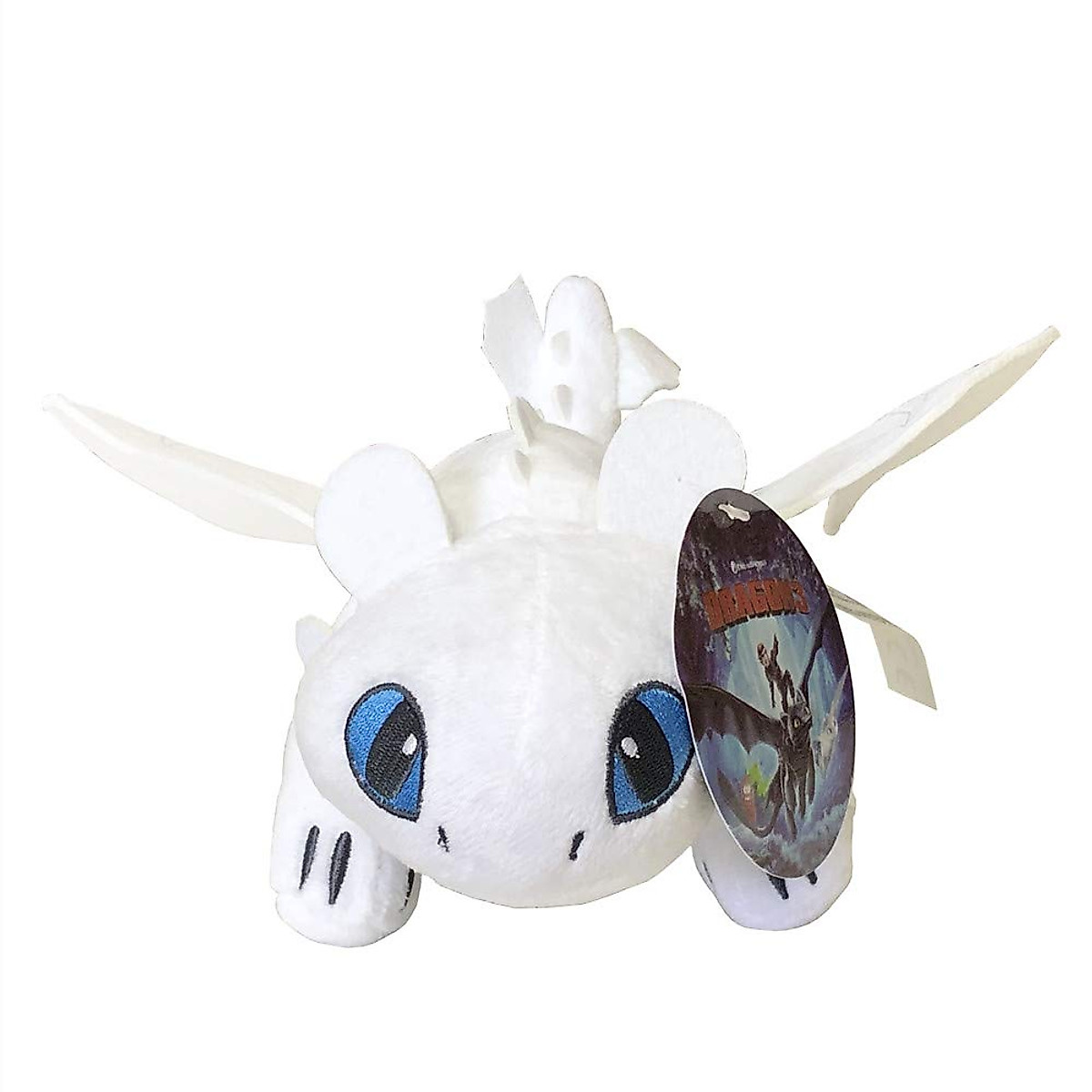 How to Train Your Dragon 10" Light Fury Plush Toy - Toothless Stuffed Animal Doll, Defenders of Berk by Yamadura
