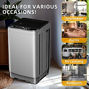 Qhou KRIB-XQB201A-GREY6 Full Automatic Washing Machine, XQB201A-GREY