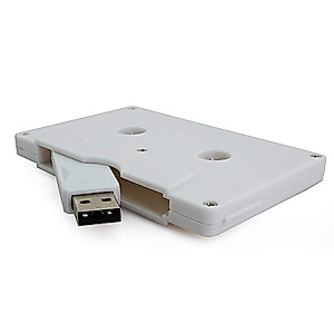 32GB USB 2.0 Flash Drive White Cassette Tape Shape Memory Stick Flash Drive Pendrive Thumb Drive Jump Drive U Disk