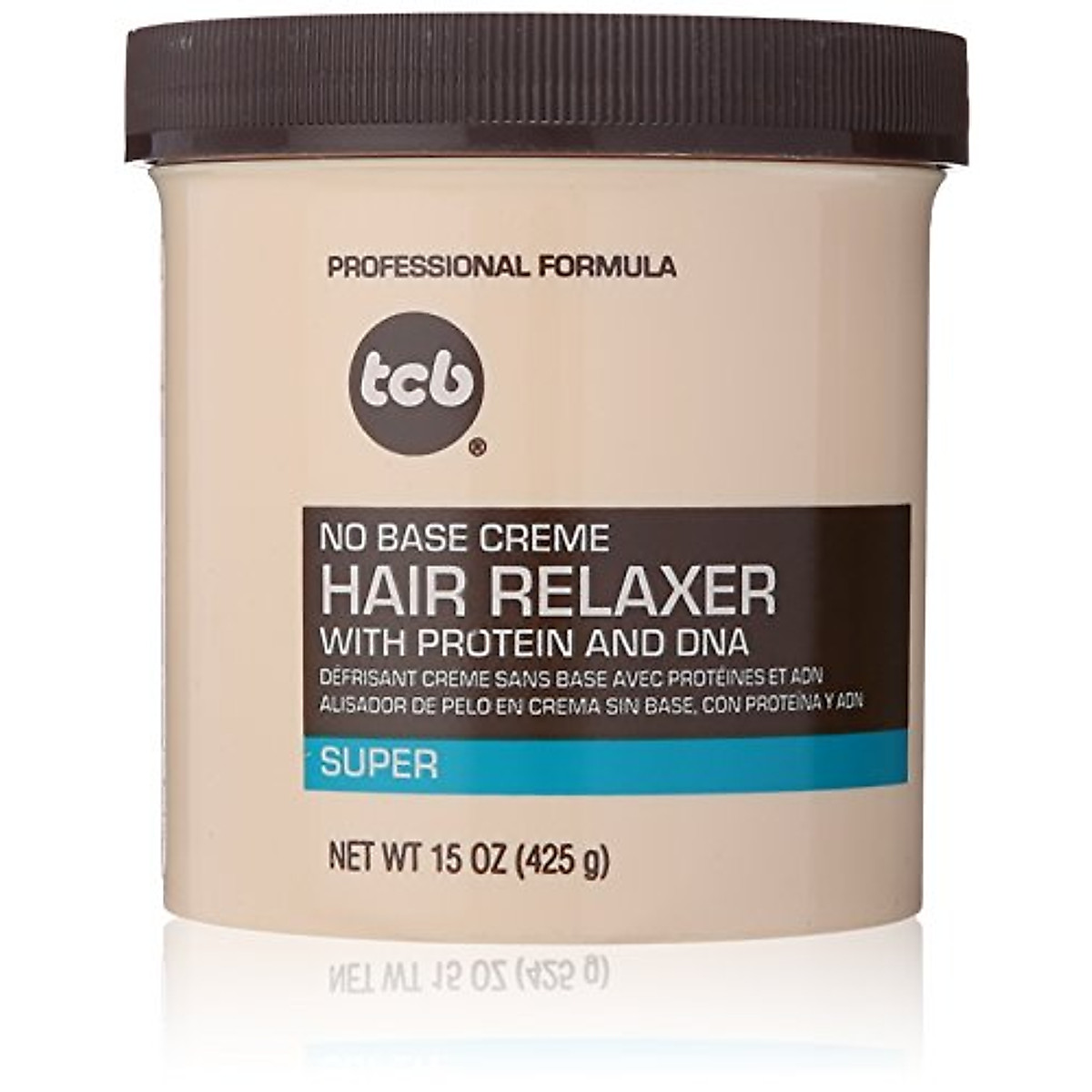 TCB No Base Hair Relaxer Creme, Super, 15 Ounce
