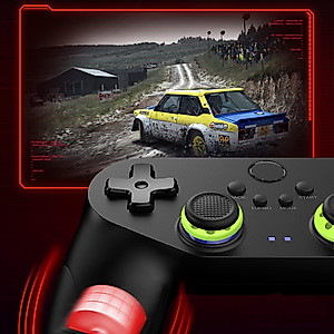 Murciful Precision Rings Aim Assist Motion Control for PlayStation 4 (PS4),Playstation5(PS5),Xbox One,Xbox Series X,Switch Pro,Razer Wolverine V2 Controller Rings(9pcs3Colors)