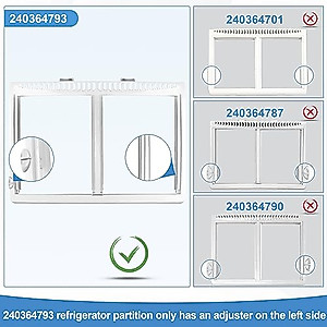 2023 UPGRADED 240364793 240364713, 240364724 Refrigerator Crisper Cover Compatible With frigidaire, kenmore Refrigerator OEM Quality, Replaces 240364763, 240364786, 1-Year Warranty
