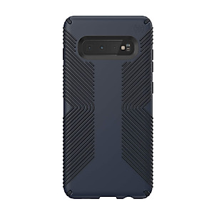 Speck Products Presidio Grip Samsung S10+ Case, Eclipse Blue/Carbon Black