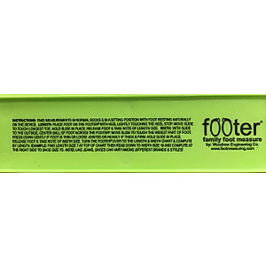 Footer Family Foot Measure