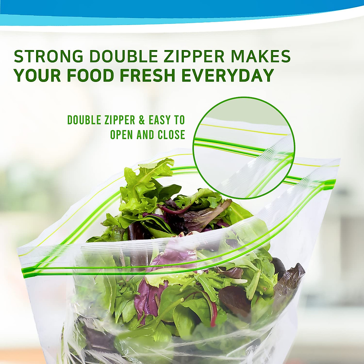 CLEANWRAP Clean Zipper Bag (Mix 225 Bags) | Plastic Bags for Food, Food Storage Bags, Food Bag, Zip Lock, Slider Bags | Medium Zip Bags, Zip Bags for Storage, Plastic Storage Bags for Food