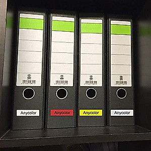 6-Pack Compatible with Brother P Touch TZe TZ Label Tape 12mm 0.47 Laminated (White/Clear/Red/Blue/Yellow/Green) for Ptouch PT-D210 PT-H110 PT-D220 PTD400 PTD410 Label Maker, Anycolor