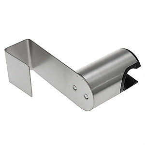 Xhziy 304 Stainless Steel Wall Mounted Toilet Bidet Sprayer Bracket 1.654 x 3.858 inch Silver for Bathroom Storage Hook 1PCS