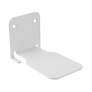 KAKAA 2 Pack Floating Shelves Wall Mounted Stainless Steel Invisible Floating Bookshelves Wall Mounted Book Shelves Holder Organizer for Invisible Mounted Nursery Kids Bookshelf (White Bookshelf *2)