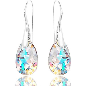 Dangle Earrings for Women Crystal Dangle Drop Earrings Colorful Crystal Earrings for Girls Professional and Fashion