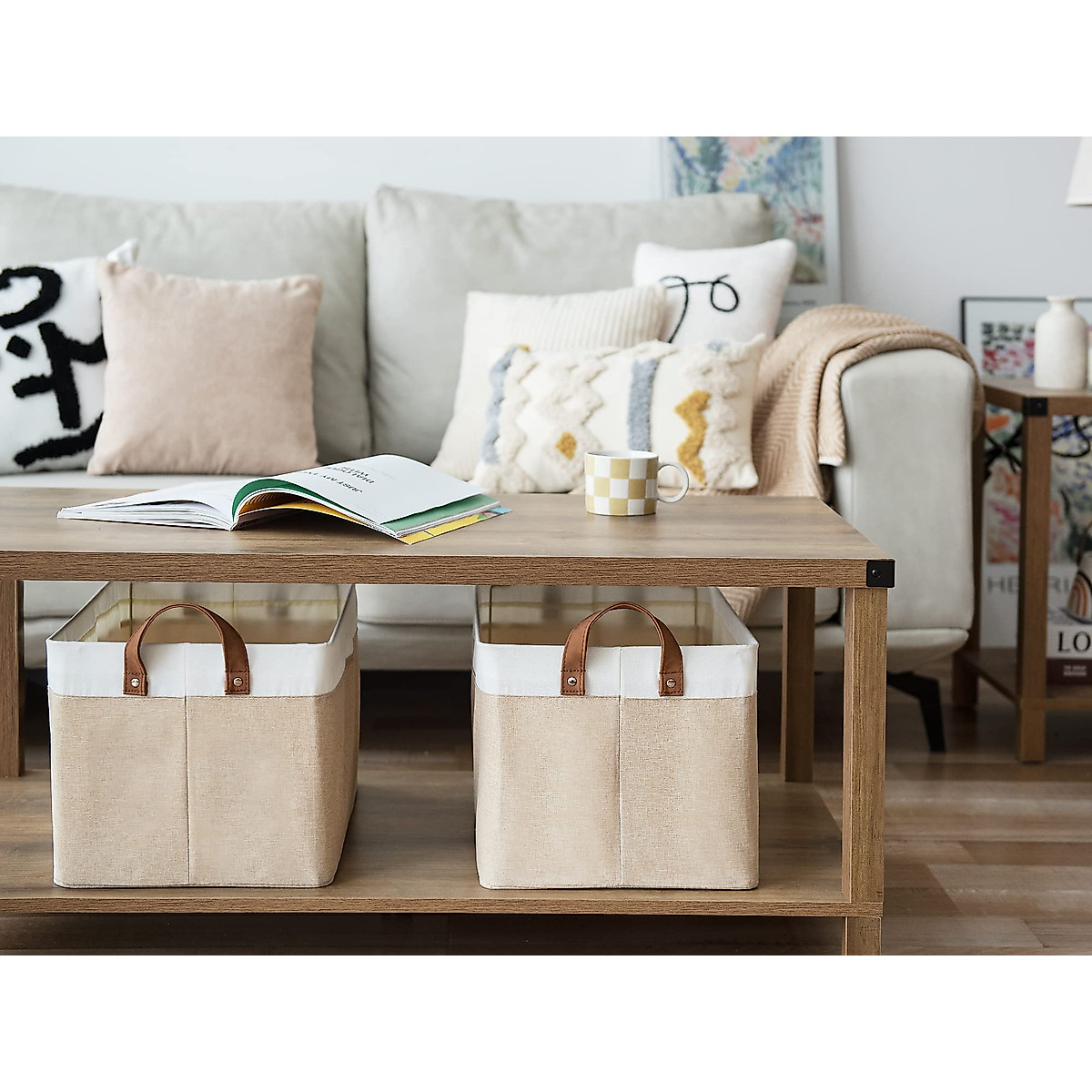 StorageWorks Storage Bins for Closet and Large Foldable Storage Baskets