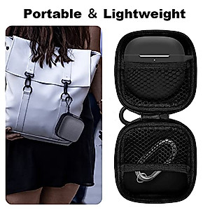 Woyinger Case for Bose QuietComfort Earbuds II 2022, Silicone Cover Protective Skin Sleeve,Black