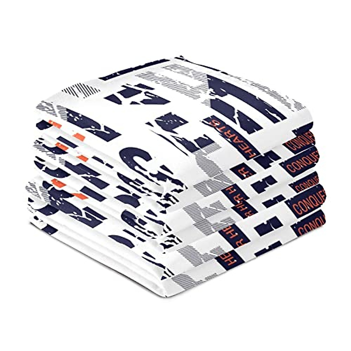 Bulletgxll Kitchen Towels Set of 1 Crackled Frosted Letters Soft Absorbent Dishcloths Reusable Dish Towels Tea Towels Cleaning Cloths for Kitchen Home