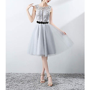 AMI VEIL Women's Floral Beaded Crystal Stone Belts Elastic Waistband