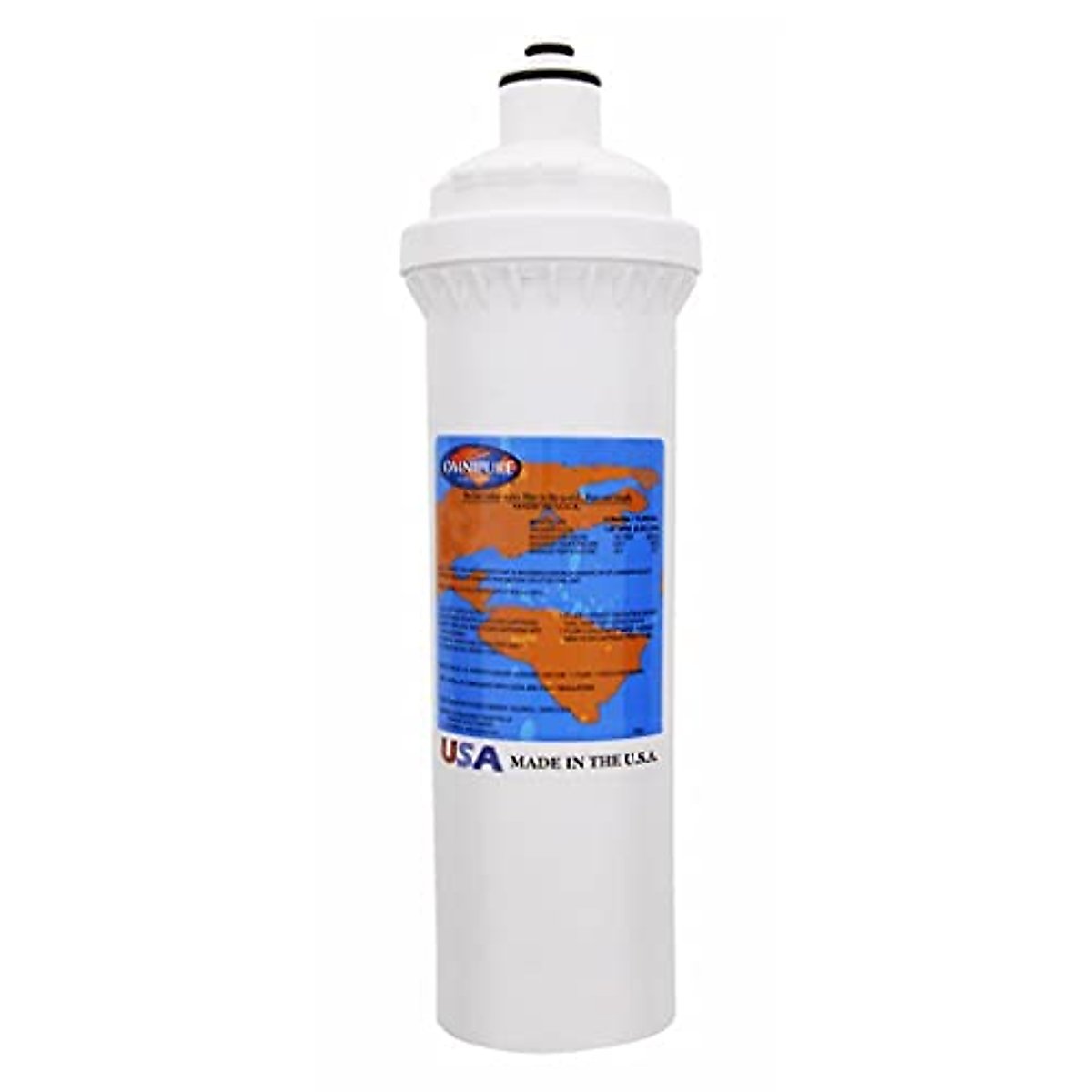Omnipure (ELF 1M-P-W) 12.5"x4" Diameter E-Series ELF 1 Micron Carbon Block with Sediment Wrap