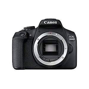 Canon EOS 2000D DSLR Camera Body - Black
