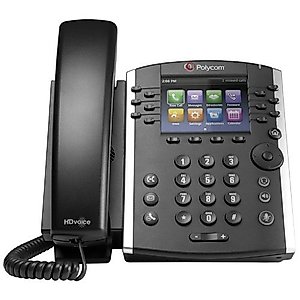 Polycom VVX 401 Corded Business Media Phone System - 12 Line PoE - 2200-48400-001 - AC Adapter (Included) - Replaces VVX 400 (Renewed)