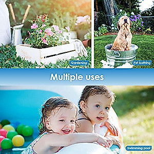 Waterdrop Hose Water Filter with Hose Protector, Reduces Chlorine, Odor, Calcium, Improve Plants Health. Ideal for Gardening, Farming and Pets