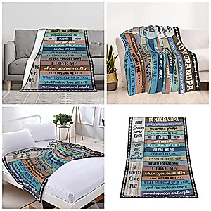 Grandpa Gifts, Grandpa Fathers Day Grandpa Gift, Gifts for Grandpa, Grandpa Birthday Gifts, Grandpa Gifts from Grandchildren, Grandpa Blanket Gifts Throw Blanket 60x50 Inch