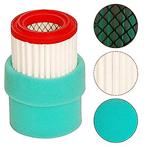 HIFROM Air Filter Cleaner replacement for Yamaha Big Bear 250 YFM250B 400 YFM400 YFM400FB YFM400F YFM400FB Bear Tracker 250 YFM250X YFM250B YFM250XH 1P0-E4450-00-00 4XE-E4450-00-00 (Pack of 1)