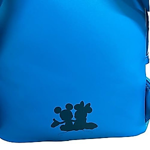 Loungefly Exclusive Mickey and Minnie Forever Glow in the Dark Double Strap Shoulder Bag