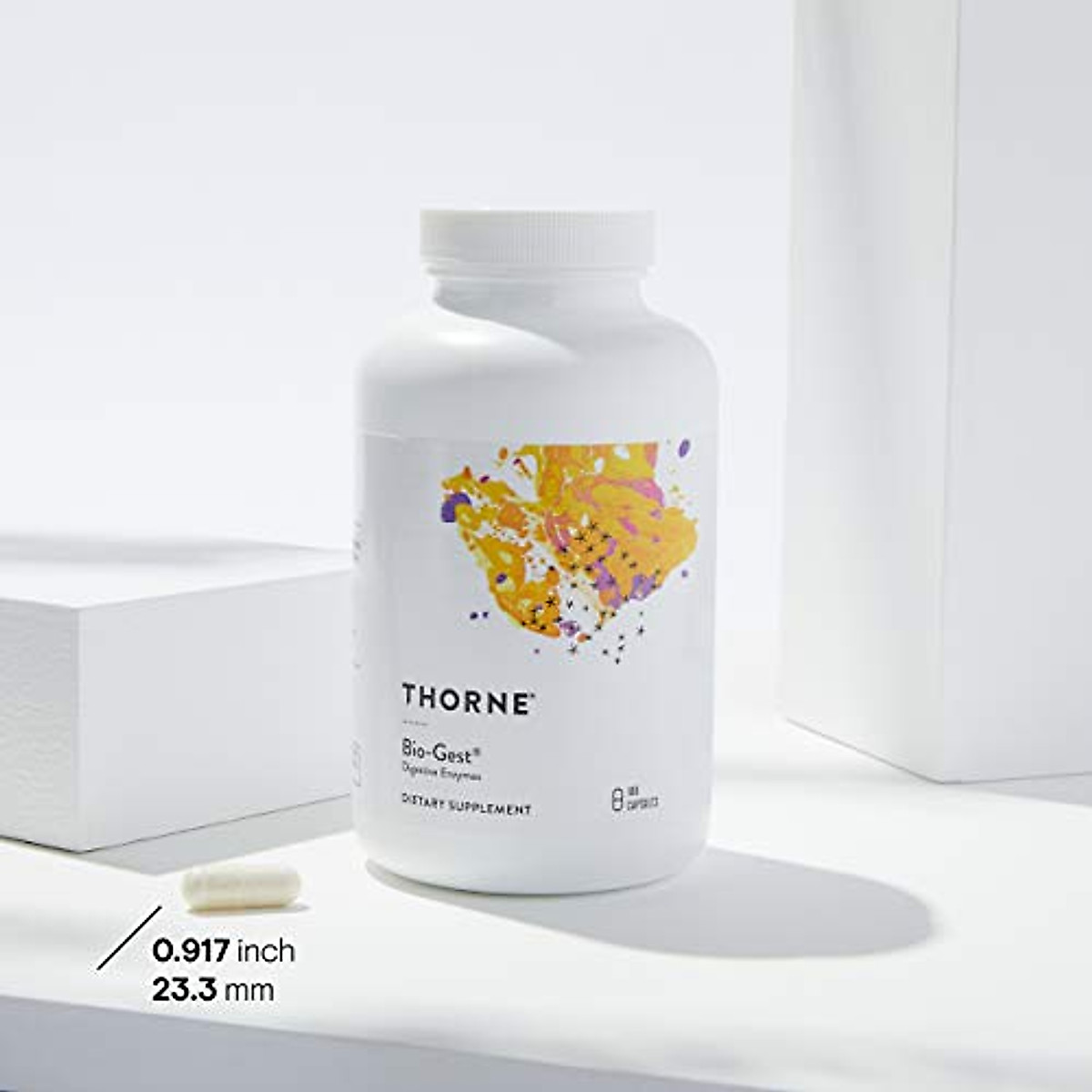 Thorne Bio-Gest - Blend of Digestive Enzymes to Aid Digestion - Gut Health Support with Pepsin, Ox Bile & Pancreatin - 180 Capsules - 90 Servings