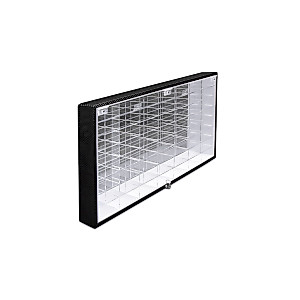 JACKCUBE Design Hot Wheels 1/64 Scale Diecast Display Case Storage Cabinet Shelf Wall Mount Rack for 56 Hot Wheels(Black, 24.61 x 13.78 x 2.05 inches)-MK184