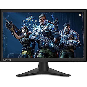 Lenovo G24-10 23.6-inch Gaming Monitor, FHD, TN Panel, LED Backlit, NVIDIA G-SYNC Compatible, 144Hz, 1ms Response, HDMI, DP, Low Blue Light, Anti-Glare