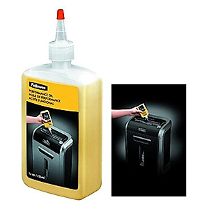 Fellowes 3 X Shredder Oil, 12 oz. Bottle with Extension Nozzle (35250), 3-Pack