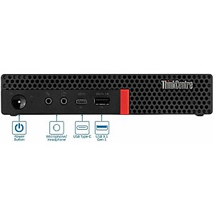 Lenovo ThinkCentre M700 Tiny Desktop, Intel Core i3-6100T Dual-Core 3.2GHz, 4GB DDR4, 128GB Solid State Drive, 802.11ac, Bluetooth, Win10Pro