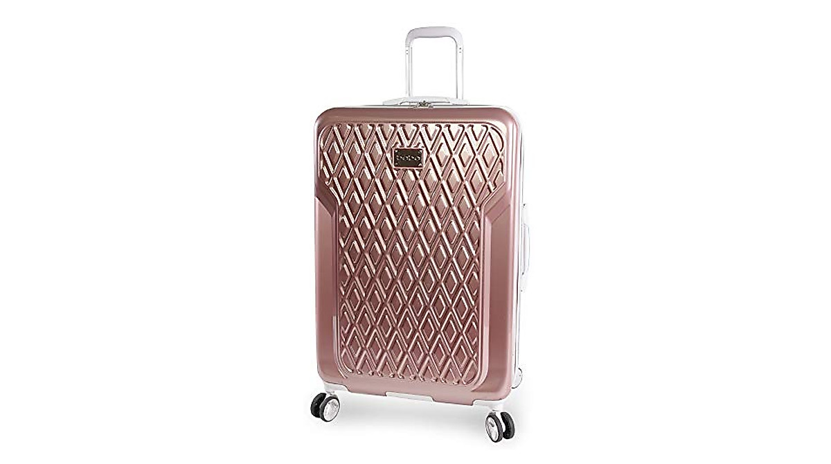 BEBE Women's Rose Gold Luggage 29" Hardside Spinner Bag