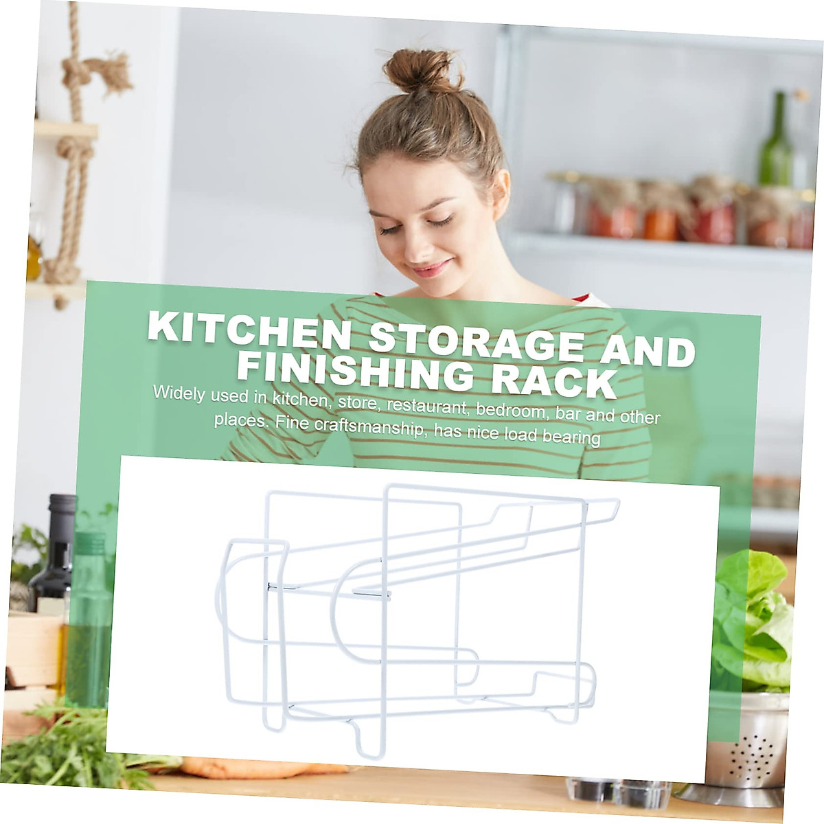 DOITOOL Refrigerator Organizer Bins Pop Soda Can Dispenser Beverage Holder for Fridge Freezer Kitchen Countertops Cabinets Metal Canned Food Pantry Storage Rack