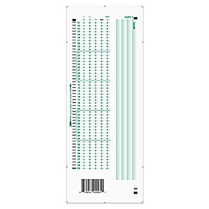 Official Scantron Brand 882-E Answer Sheet. (25 Pack)