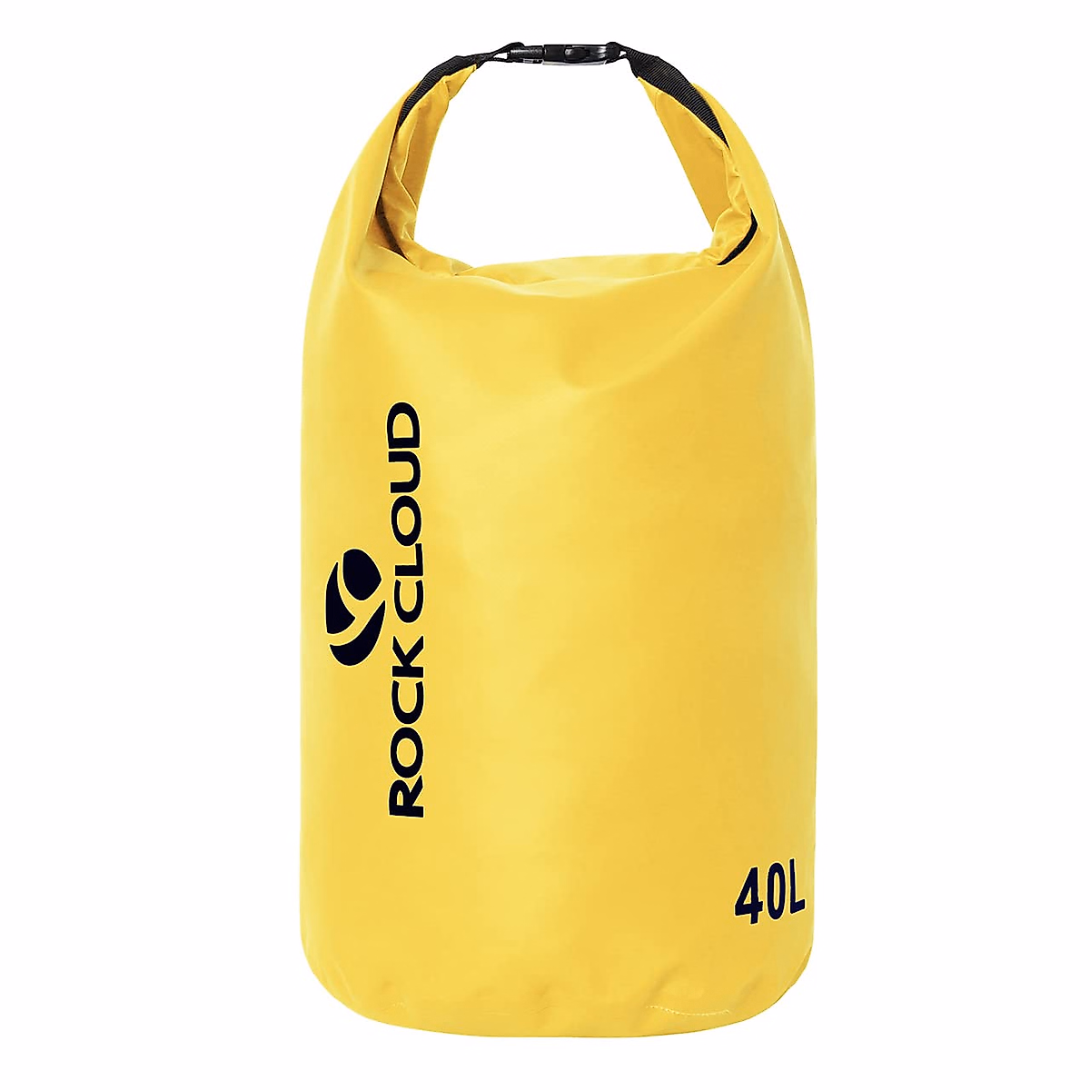 ROCK CLOUD Dry Bag Waterproof 40L Dry Sack for Kayaking Rafting Boating Beach Surfing Swimming Canoe Camping Hiking Fishing Ski, Yellow