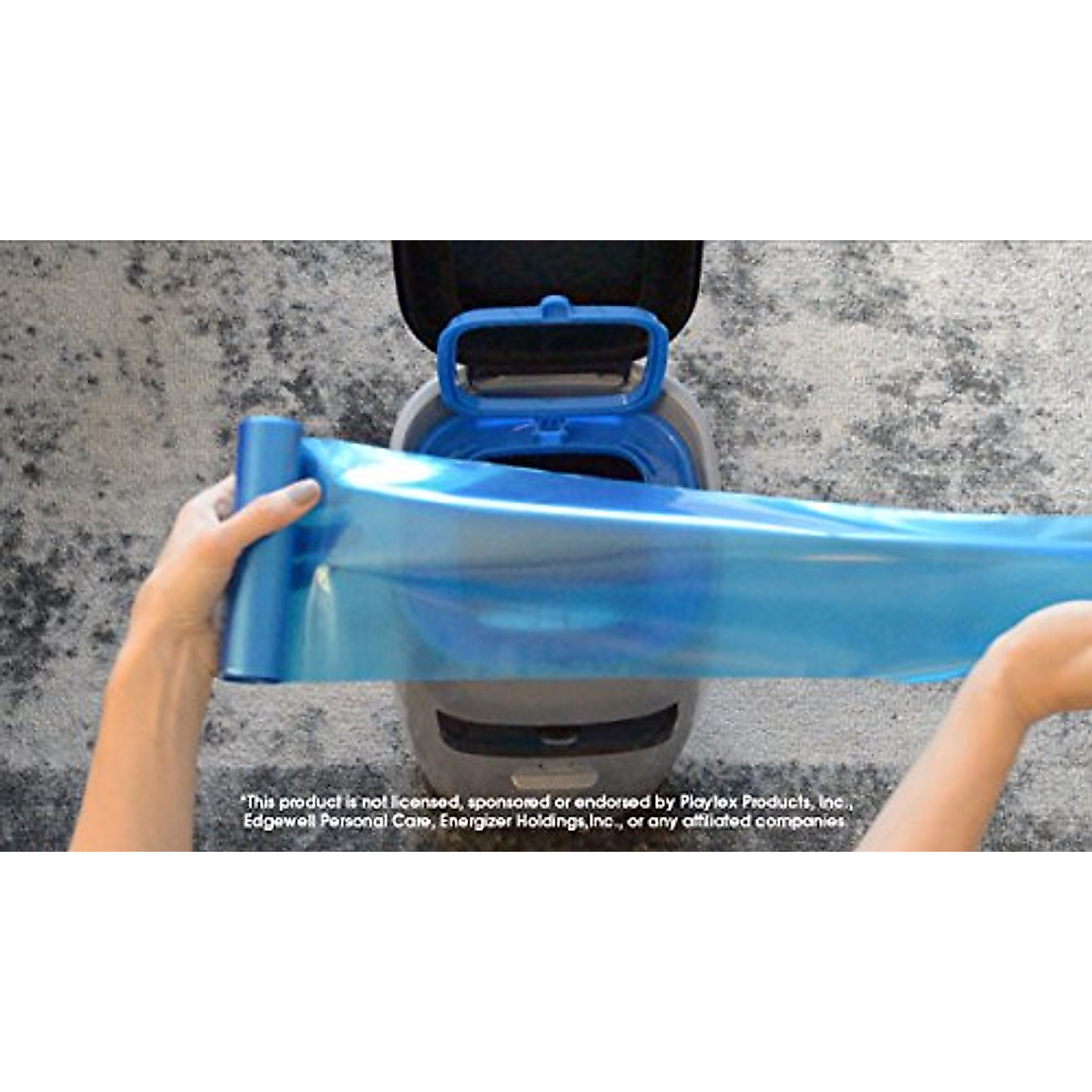 Cat Litter Pail Bag Refills, Fits Litter Genie, Fits Litter Genie Plus, Roll of 25 Bags