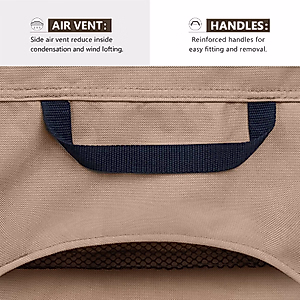 ULTCOVER Waterproof Patio Adirondack Chair Cover 2 Pack for Outdoor Chair Size Upto 28W x 31D x 36H inch